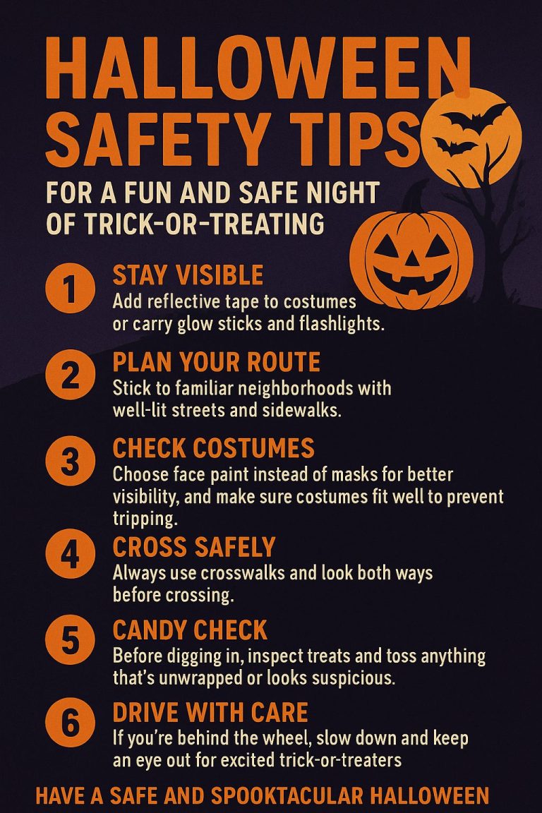 🎃 Halloween Safety Tips for a Fun and Safe Night of Trick-or-Treating 🎃 ...